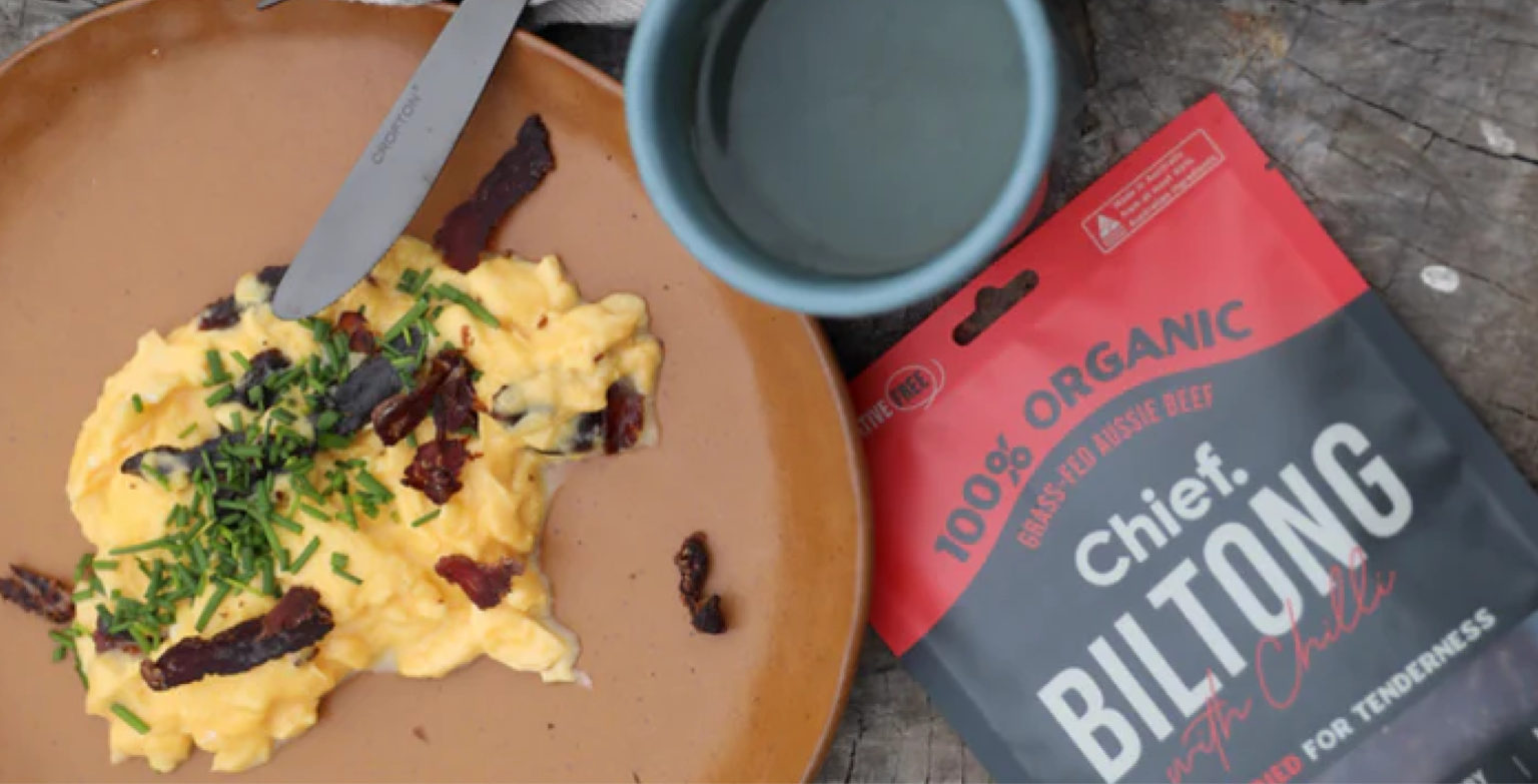 Chief’s Biltong Scrambled Eggs – NaturalMeds